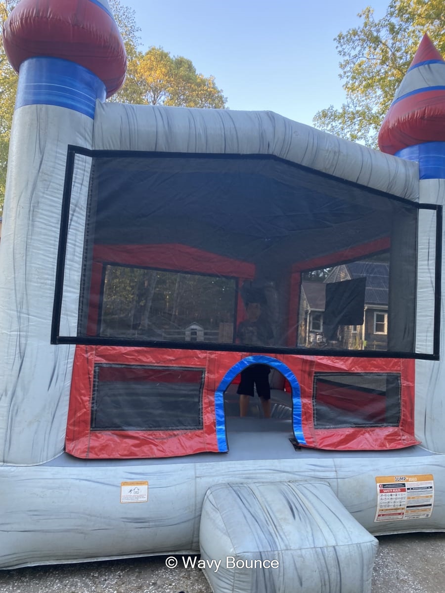 Castle Bounce2 - Wavy Bounce Bouncy House Water Slides Inflatables ...