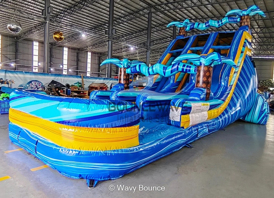 Flashpoint Falls - Wavy Bounce Bouncy House Water Slides Inflatables ...